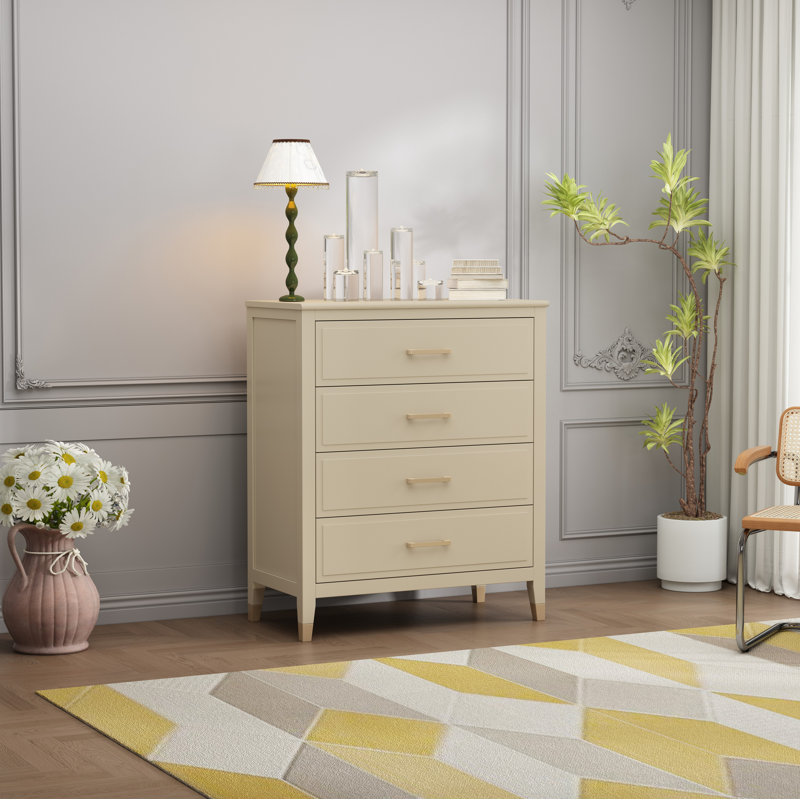 ClassicLiving Mel 4 - Drawer Chest of Drawers | Wayfair.co.uk