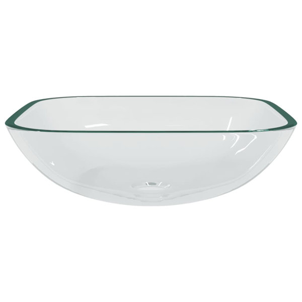 Vidaxl Basin Glass 16.5X16.5X5.5" | Wayfair
