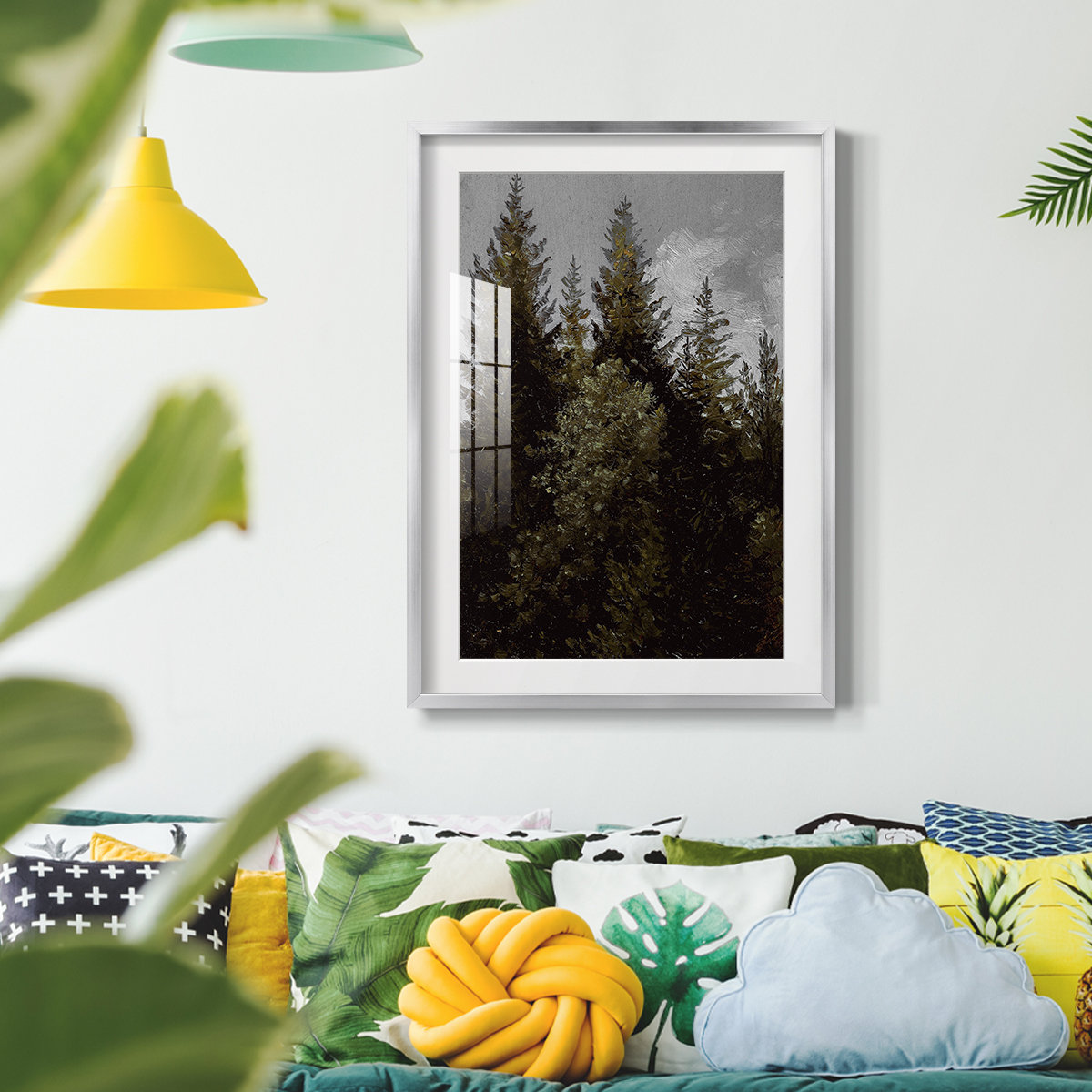 Winston Porter Vintage Landscape CCXV -Framed Print | Wayfair