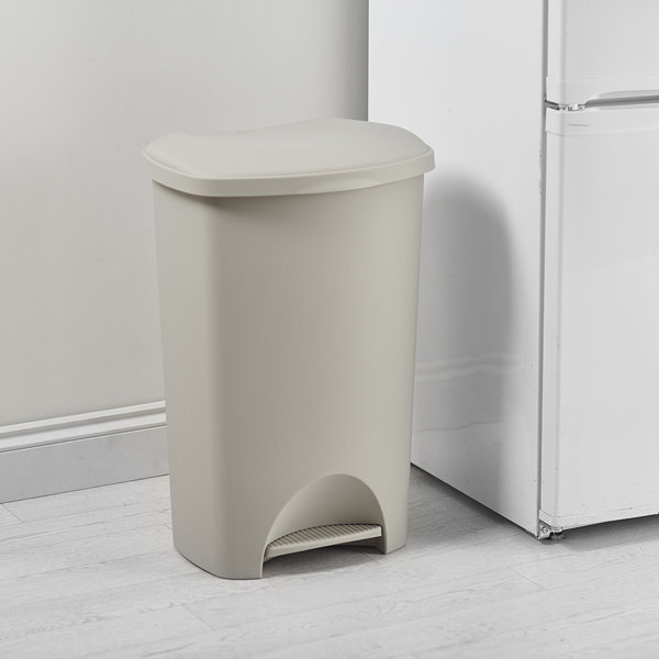 Addis Housewares Plastic Step On Countertop Waste Baskets - 50L ...