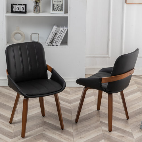 Wayfair | Faux Leather Kitchen & Dining Chairs You'll Love in 2024