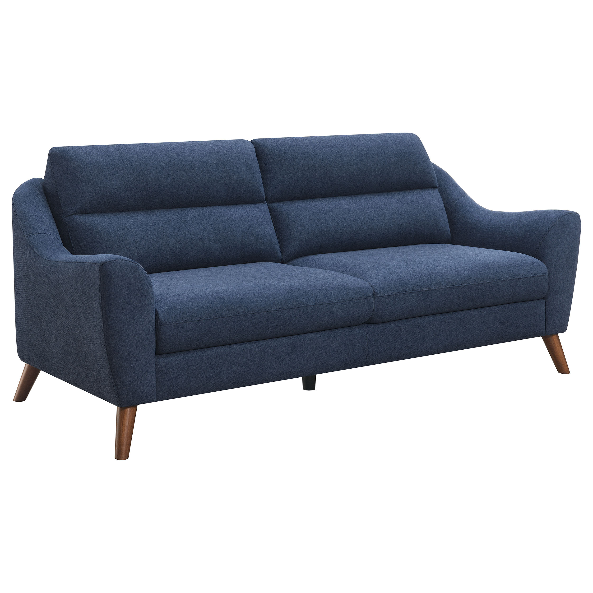George Oliver Gano Upholstered Sloped Arm Sofa Navy Blue - Wayfair Canada