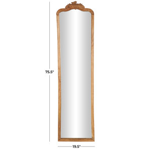 Astoria Grand Ameline Solid Wood Arch Wall Mirror | Wayfair