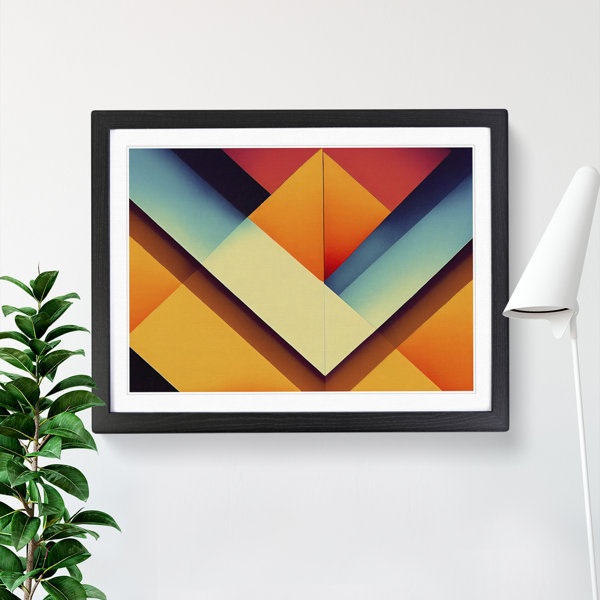 Metro Lane XH1022-8657X Superior Abstract Art - Single Picture Frame ...