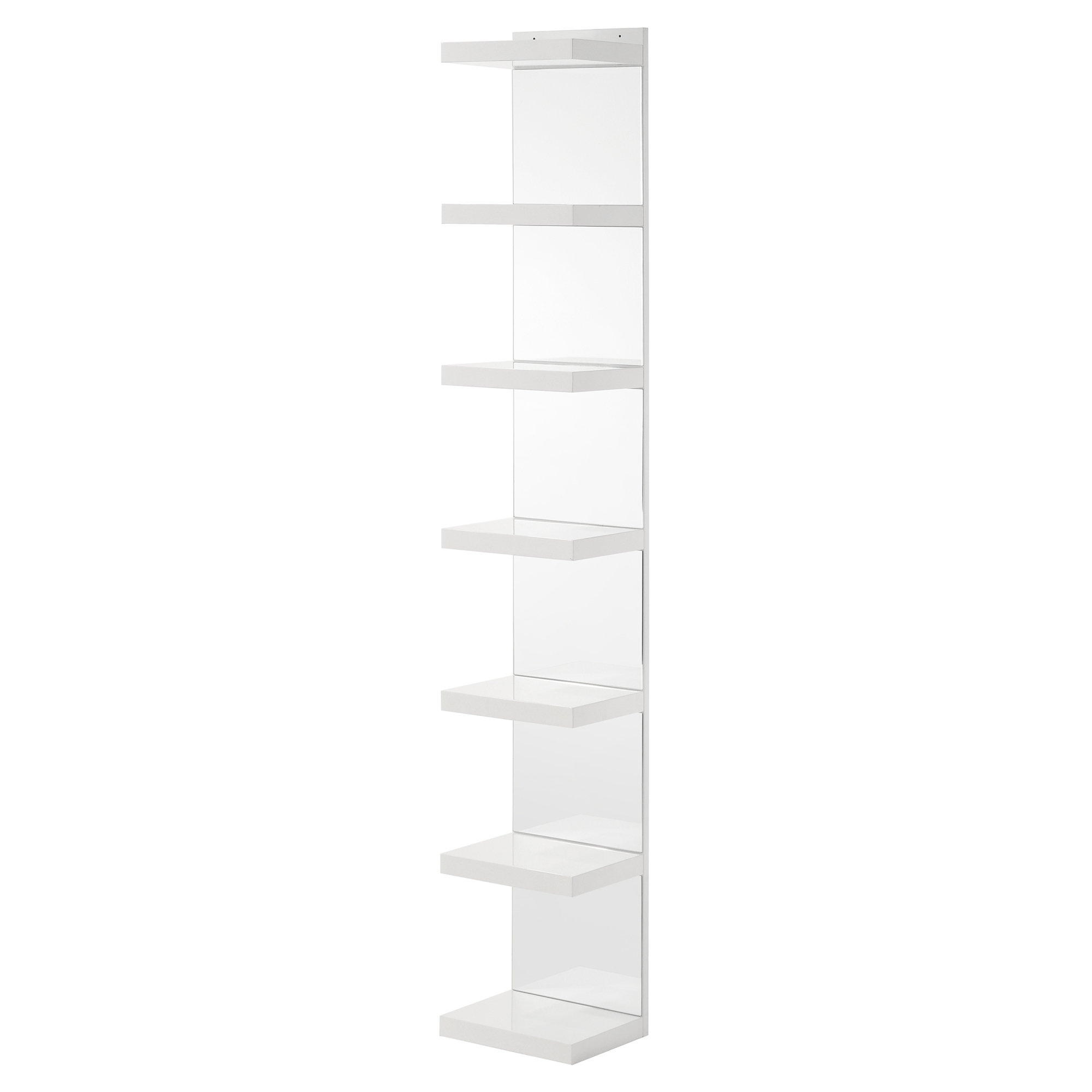 Corrigan Studio® 1pc Glam White Open Shelving Rack | Wayfair