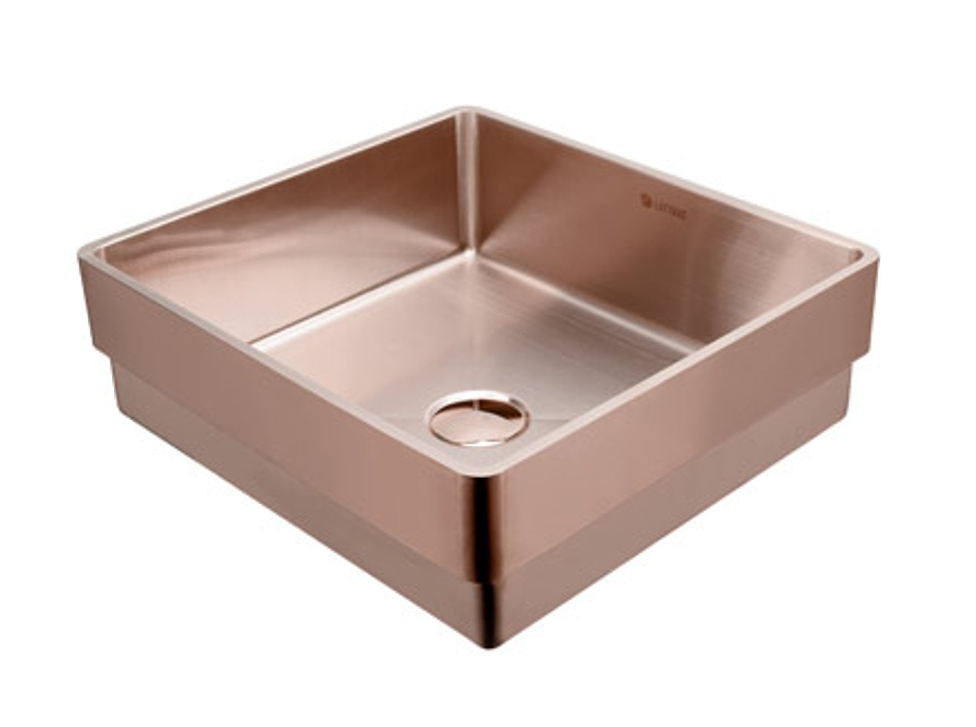 Lottare 14.5'' Stainless Steel Square Drop-in Bathroom Sink | Wayfair