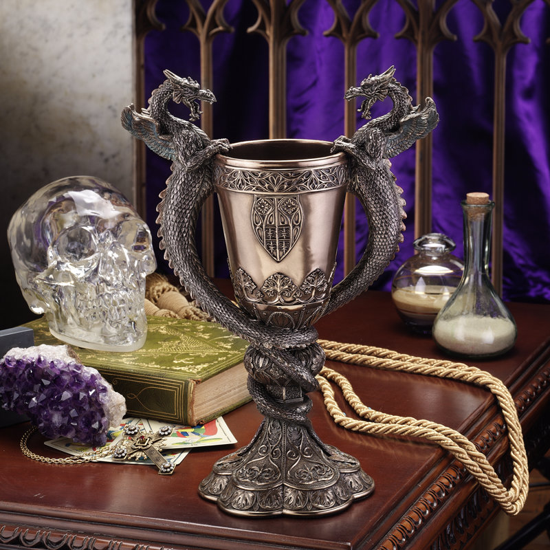 Design Toscano Guardian Dragons Decorative Chalice | Wayfair