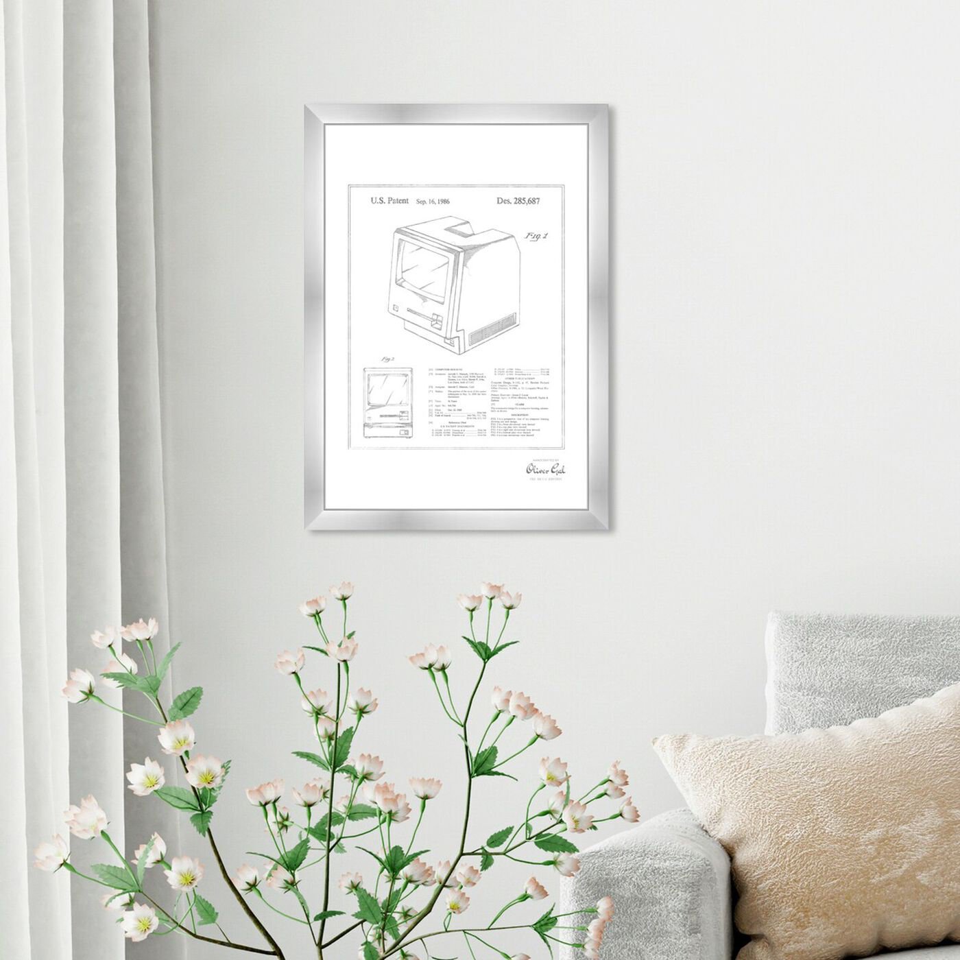 Oliver Gal Apple Macintosh 128K 1986 - Picture Frame Illustration ...