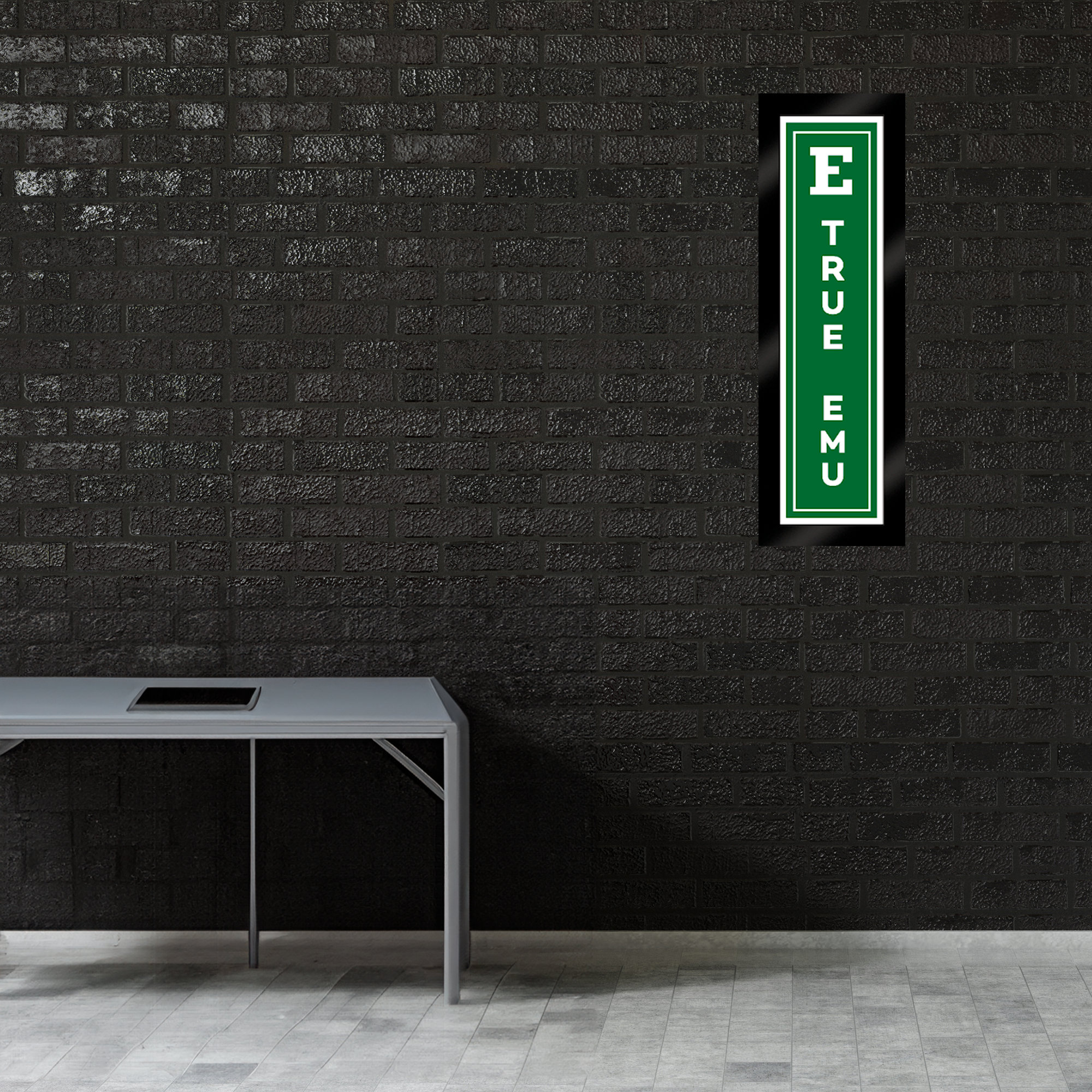 Second Story Collection Eastern Michigan University "True EMU" Framed ...