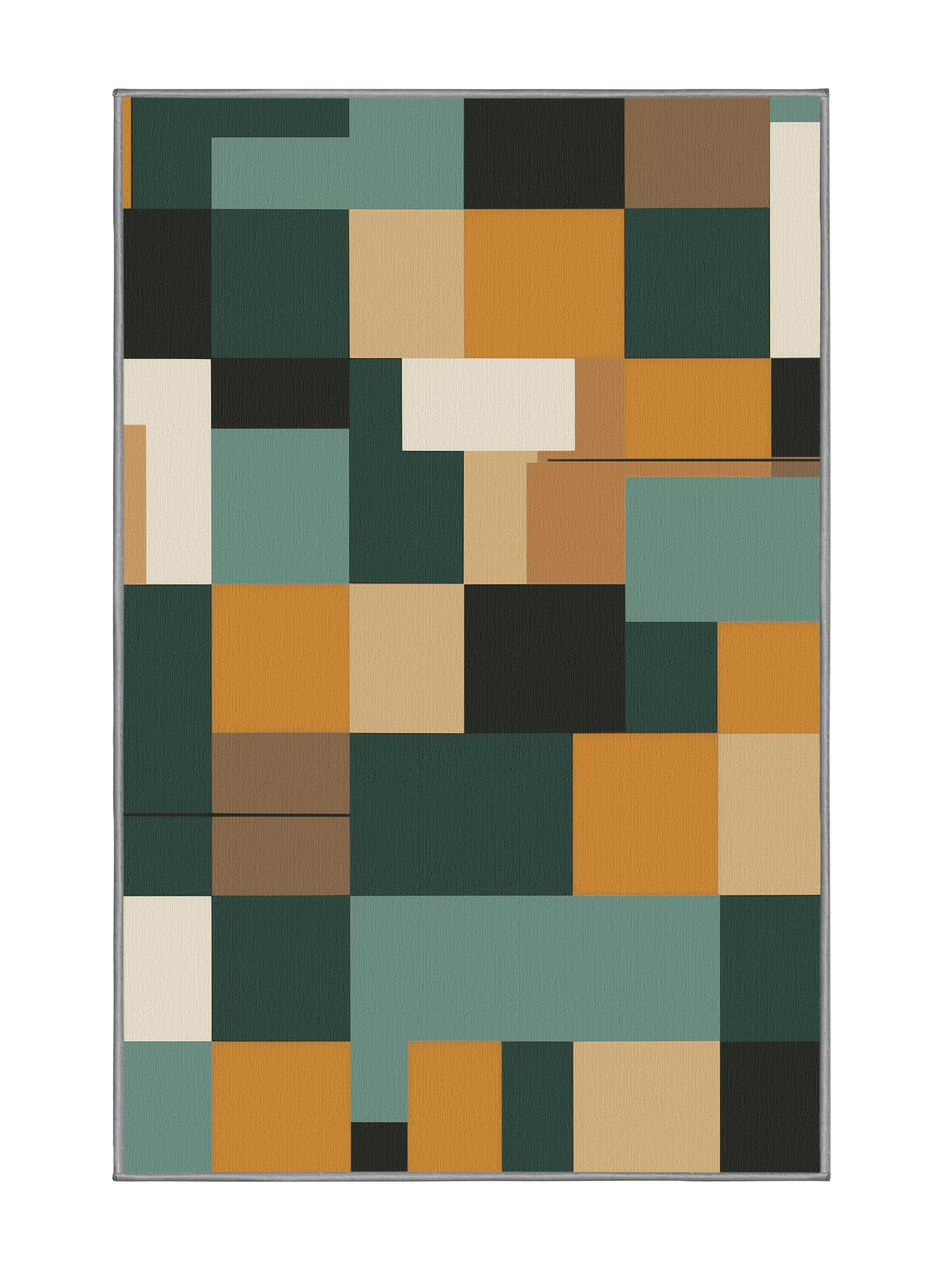 Ebern Designs Abstract Blocks Rug | Wayfair