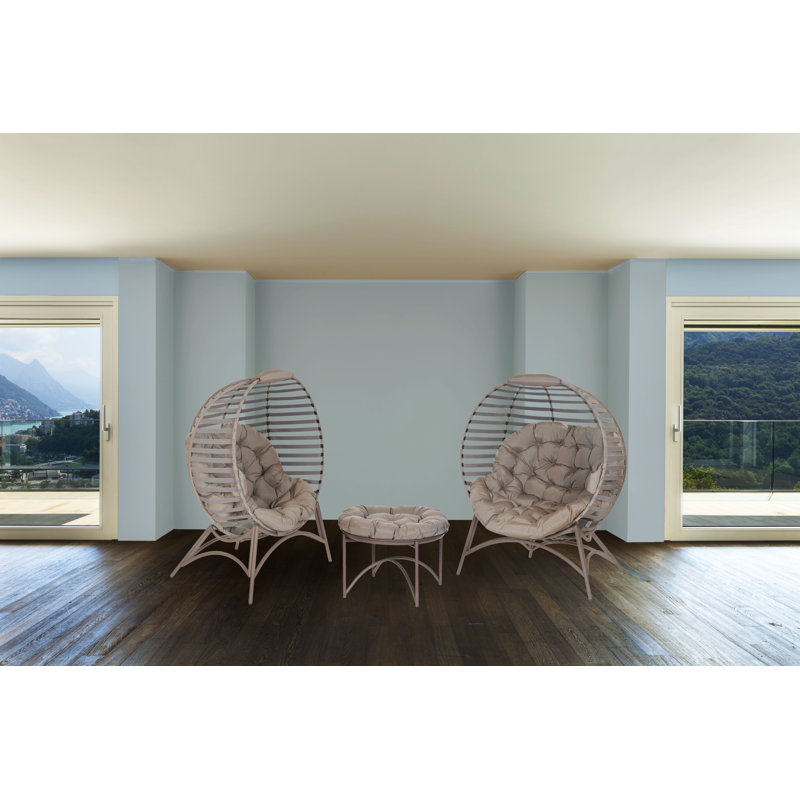 Dakota Fields Cozy Modern 2-person Conversation Set | Wayfair