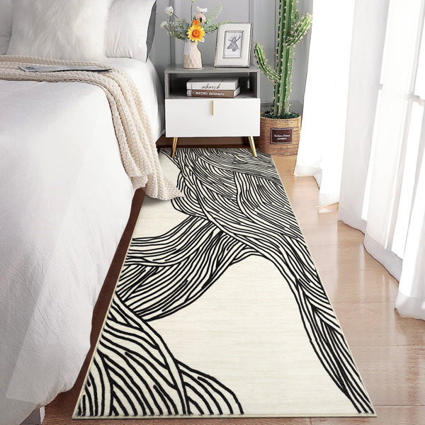 Wrought Studio Jawairia Machine Washable Abstract Rug | Wayfair