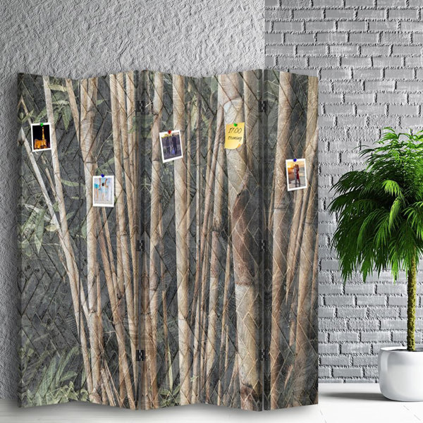 East Urban Home Isal 180cm W x 170cm H 5 - Panel Folding Room Divider ...