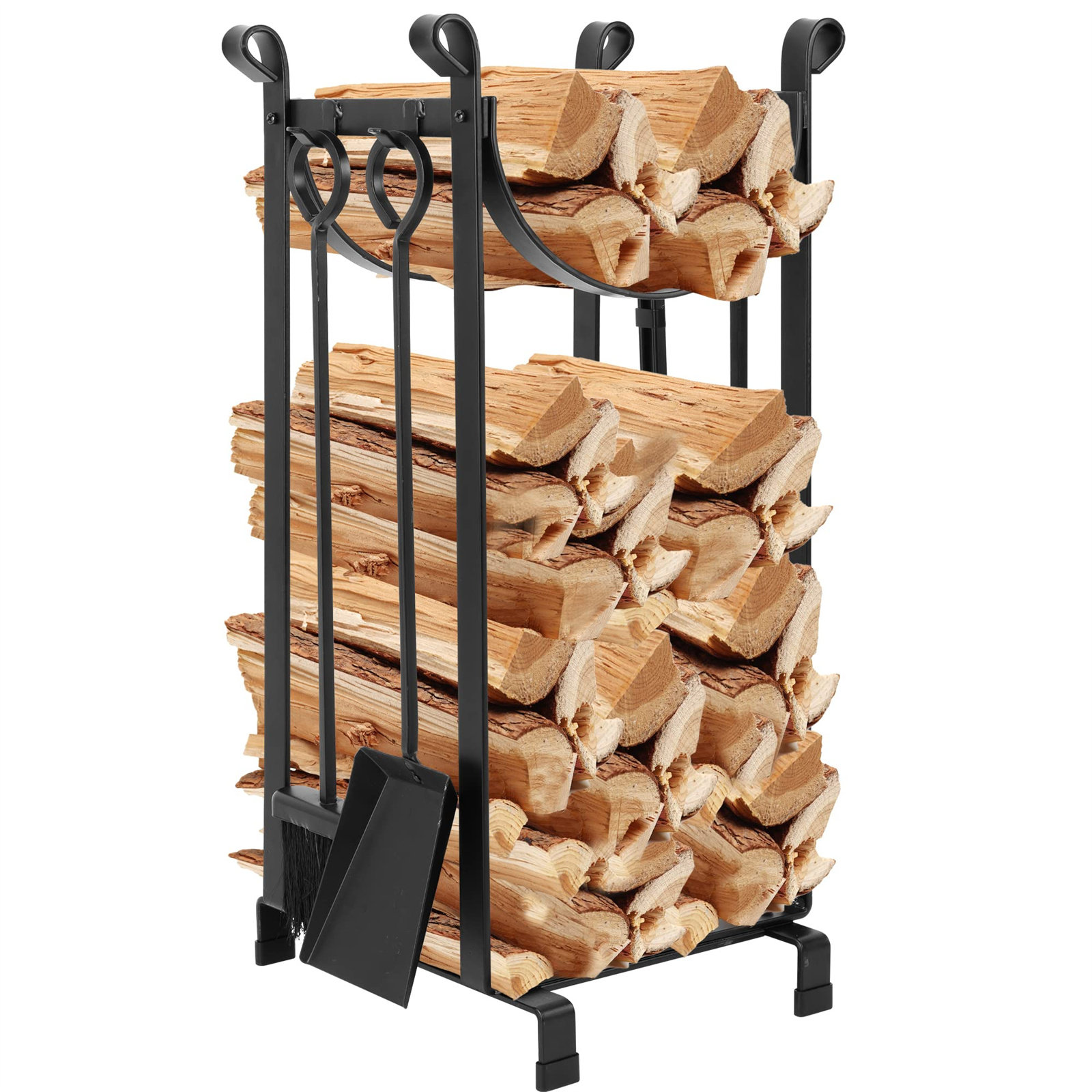 Winston Porter Gildas 11.5'' W Metal Log Rack - Wayfair Canada