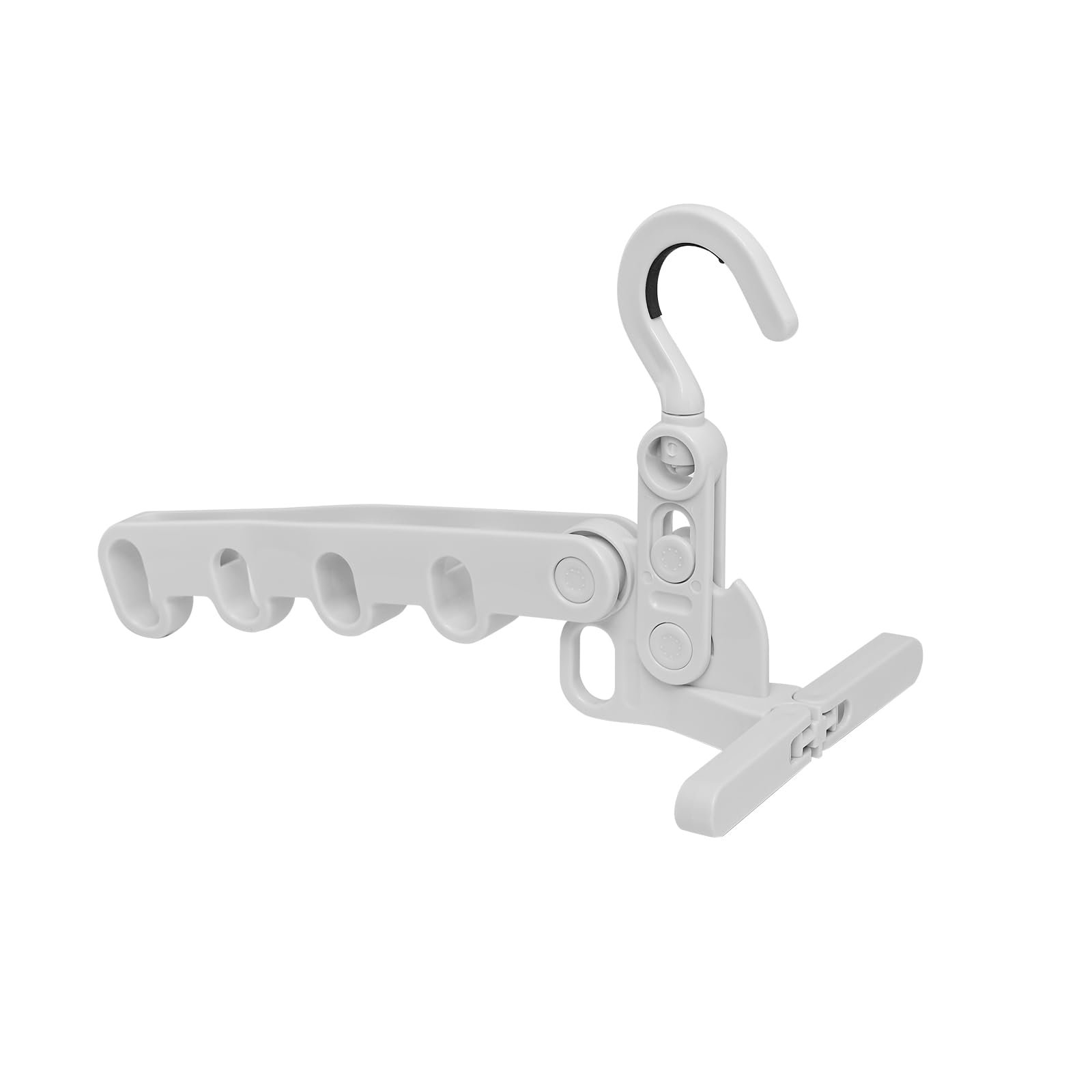 Latitude Run® Portable Foldable Clothes Drying Rack With Hook, A Must ...