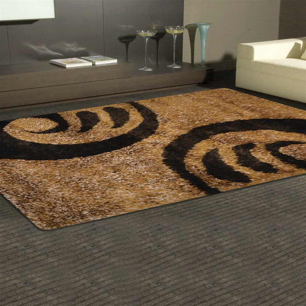 Ivy Bronx RuckeR HAND TUFTED SHAG POLYESTER ECO-FRIENDLY AREA RUGS ...