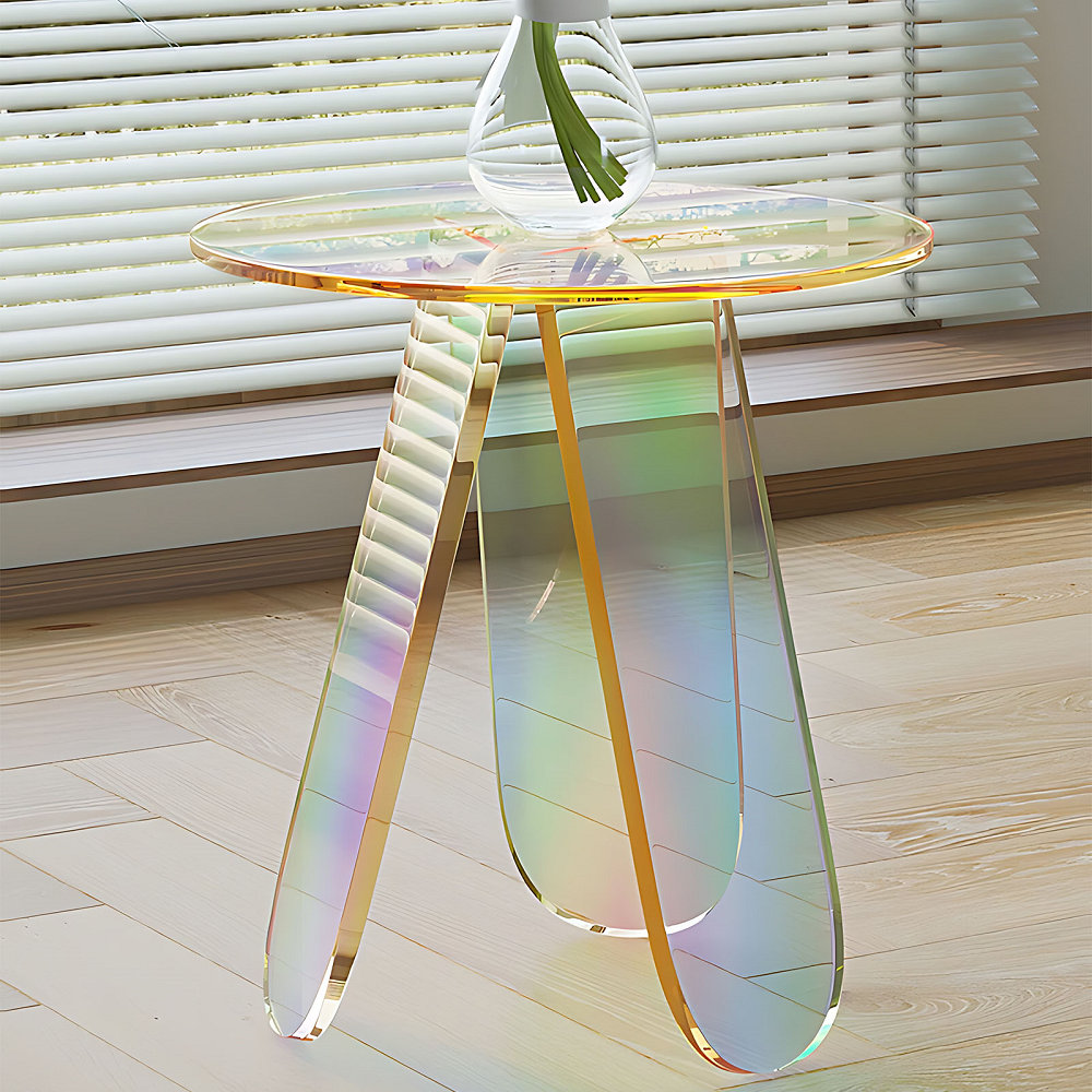 Orren Ellis Waldos Fully Assembled Acrylic End Table & Reviews | Wayfair