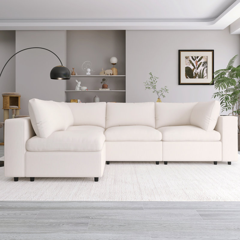 Latitude Run® Modular Sofa With With Built-In Bluetooth Speaker | Wayfair