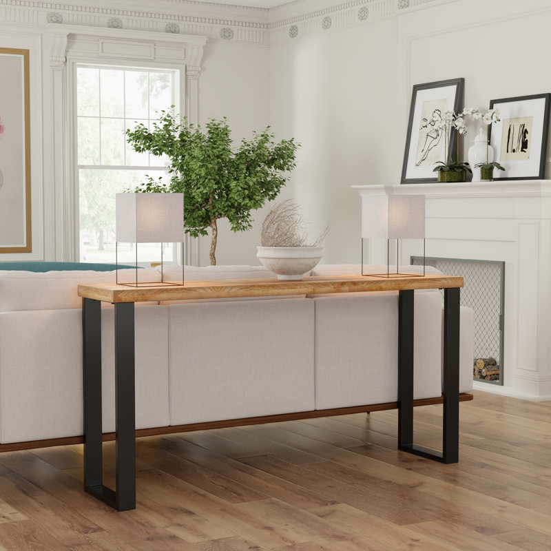 17 Stories Glendive 70" Solid Wood Console Table & Reviews | Wayfair