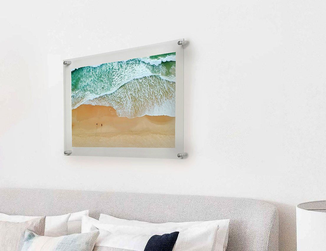 Hokku Designs Devian Clear Acrylic Floating Picture Frame & Reviews ...
