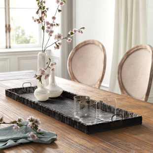 Rectangle Decorative Trays You'll Love | Wayfair
