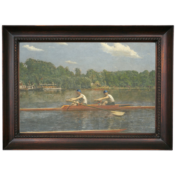 Historic Art Gallery The Biglin Brothers Racing 1872 Framed On Canvas ...