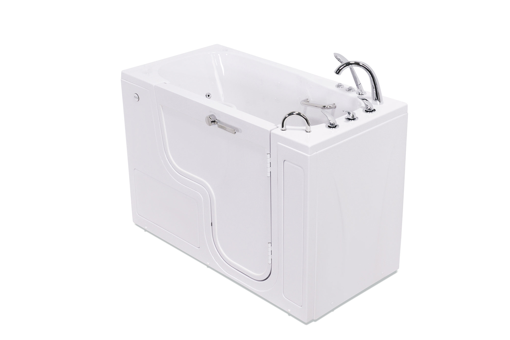 Ella Walk In Baths 52" x 30" Walk-in Combination Acrylic Bathtub with ...