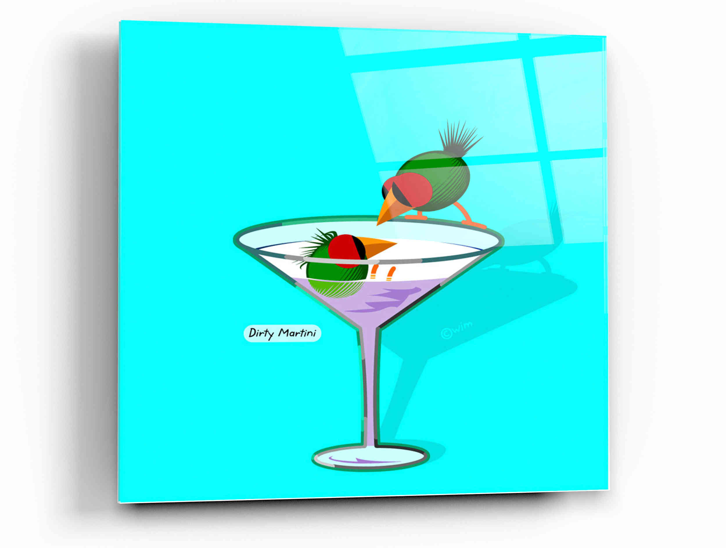 Trinx Dirty Martini by Chuck Wimmer - Unframed Print | Wayfair