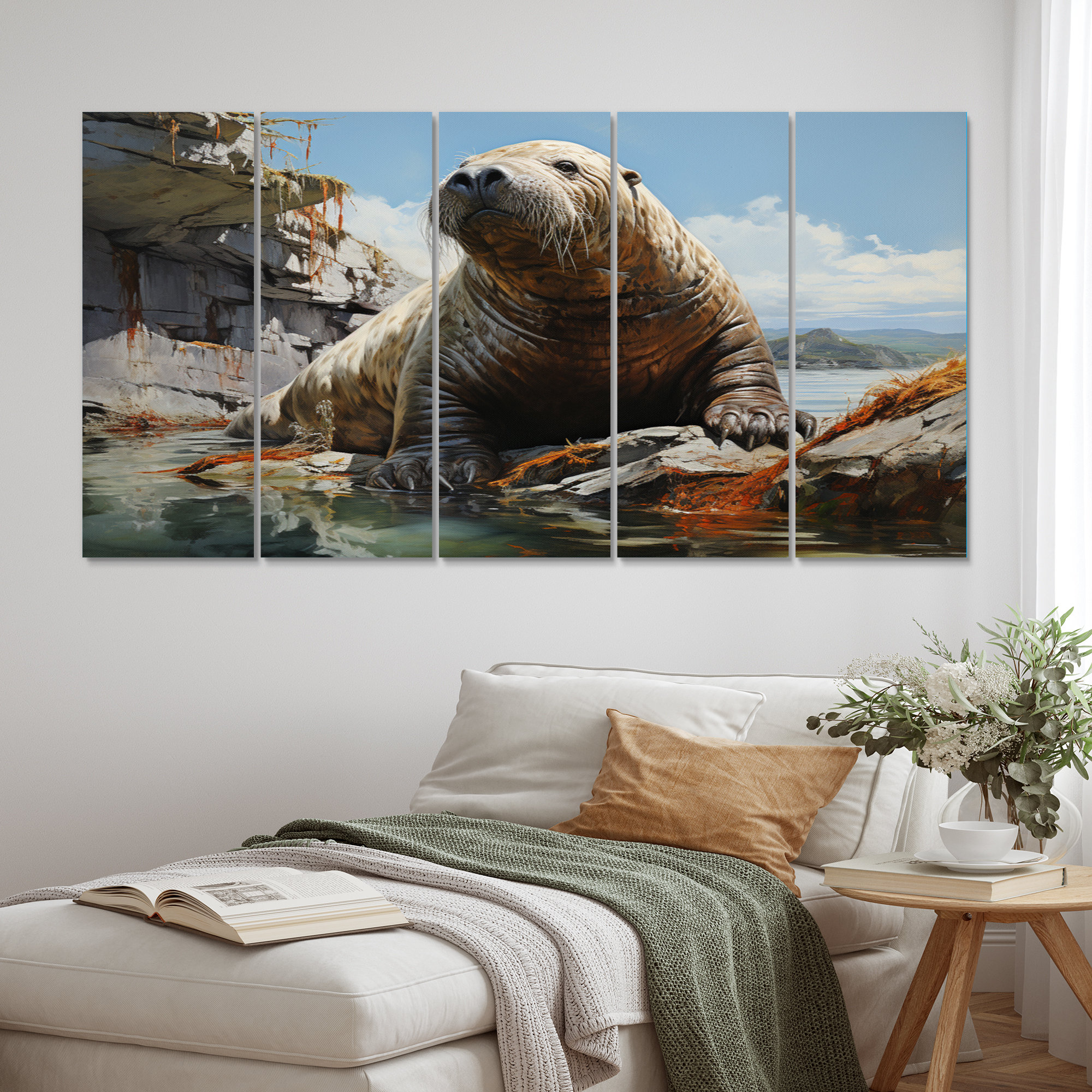 Loon Peak Walrus Rustic Charm - Walrus Metal Wall Decor Set - Wayfair ...