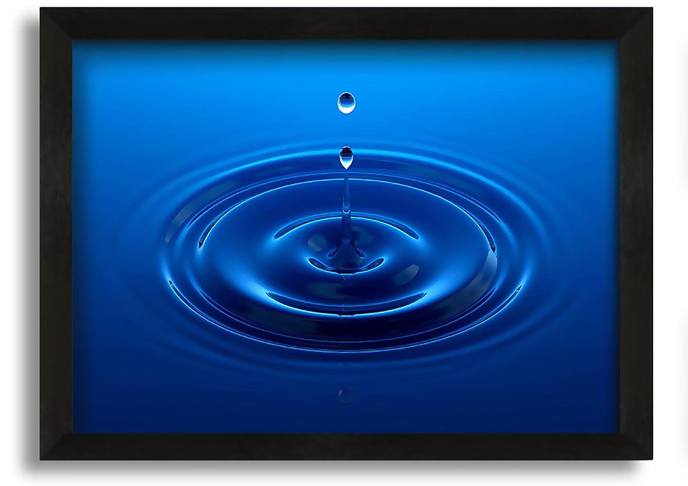 Brayden Studio Water Drop Perfect - Picture Frame Graphic Art on Canvas ...