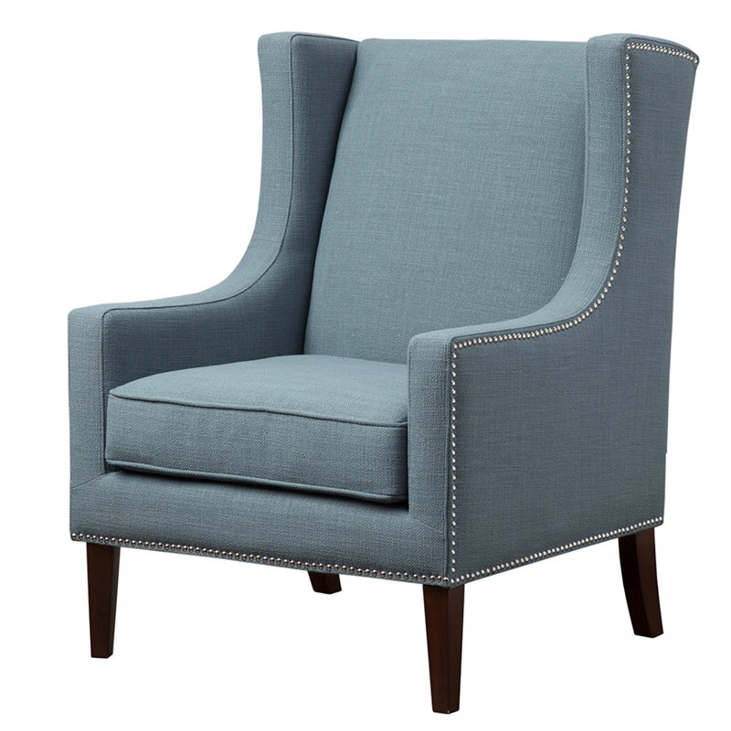 Sand & Stable Pennard Modern Nailhead Wide Wingback Chair & Reviews ...
