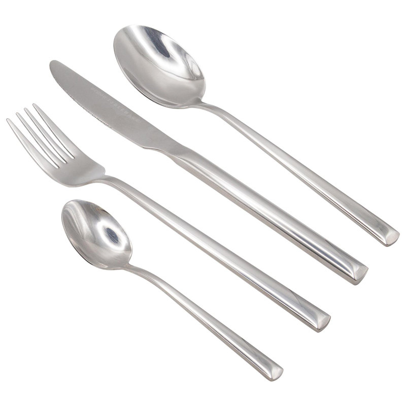 Argon Tableware 24 Piece Stainless Steel Cutlery Set , Service for 6 ...