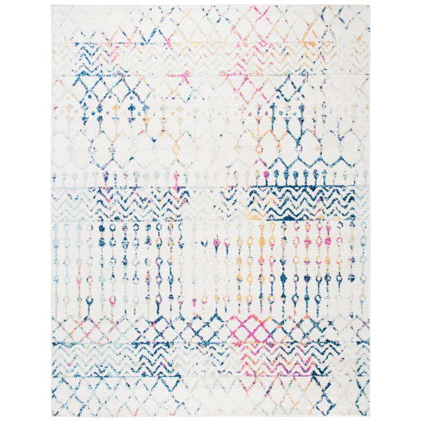 Langley Street Lorenco Machine Woven Polypropylene Blend Ivory/Sage Rug ...