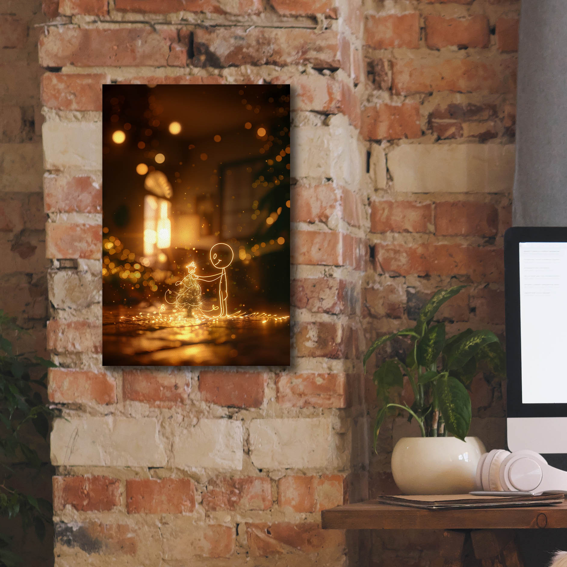 The Holiday Aisle® Epic Graffiti 'Christmas Tree' by r3darch0n Canvas ...