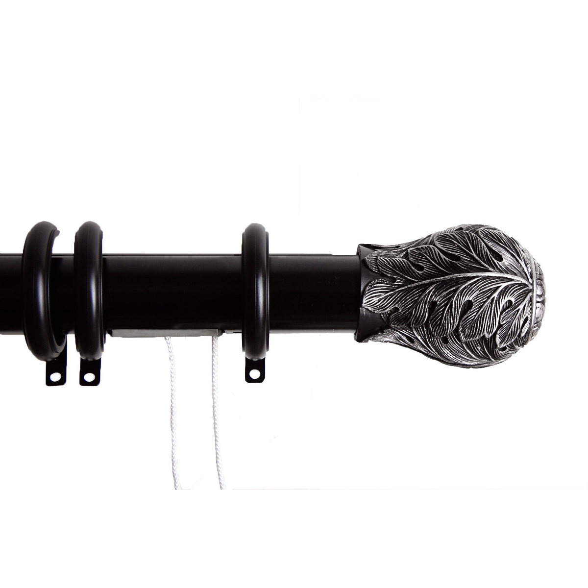 Astoria Grand Sikorski Decorative Traverse Single Curtain Rod - Wayfair ...