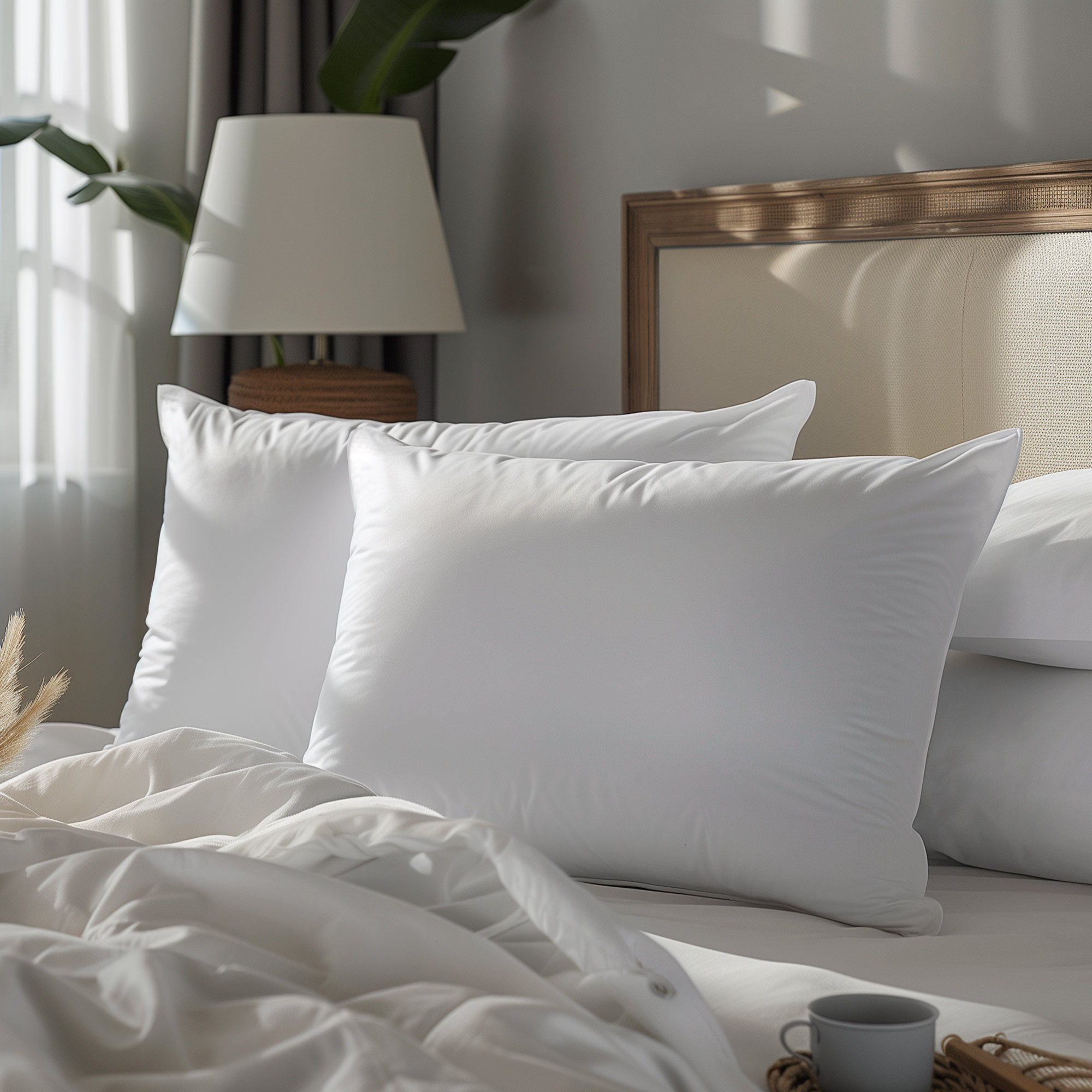 White Noise Washable Goose Feather & Down Pillows (Set Of 2) For Good ...