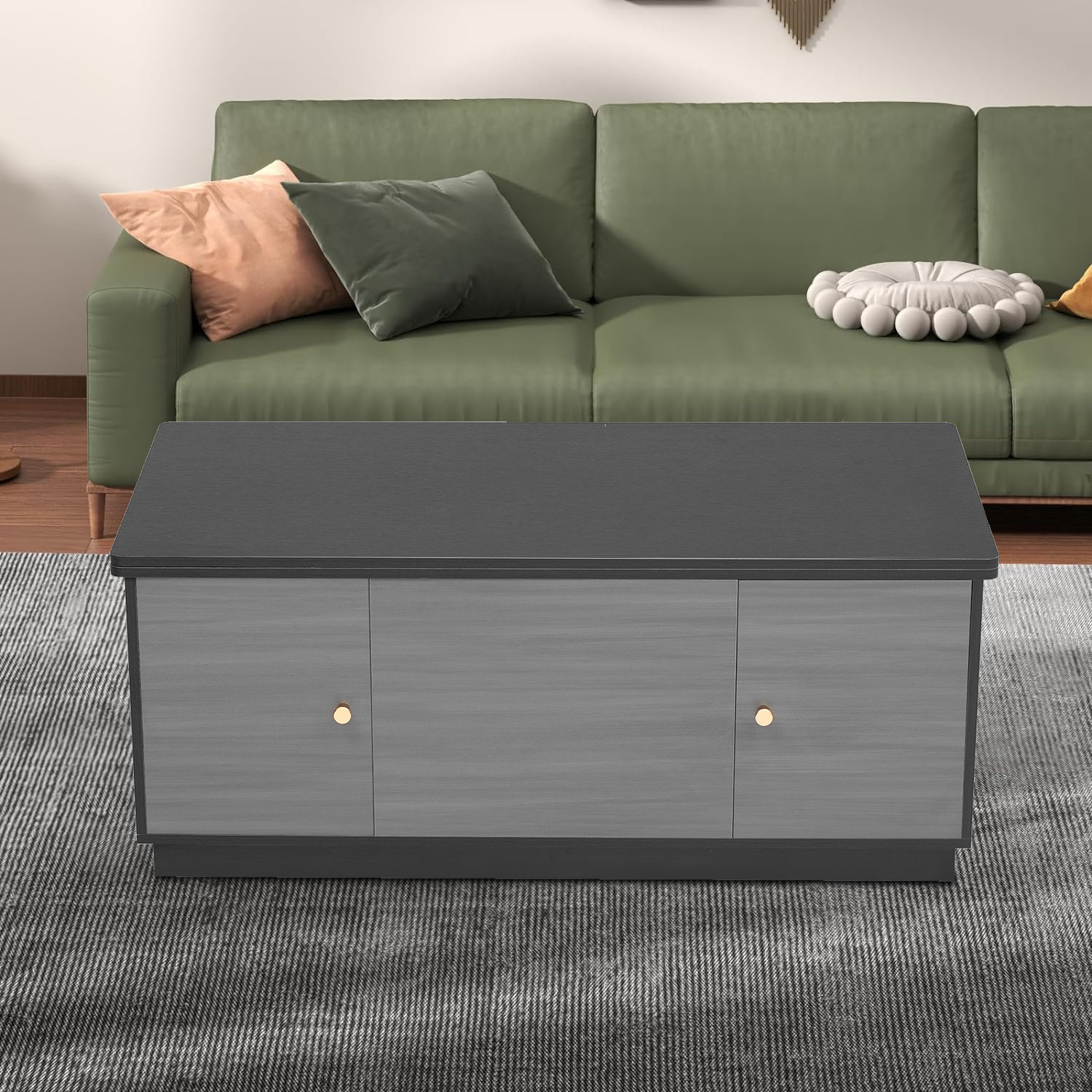 Latitude Run® Deyante Versatile Lift Top Coffee Table with Storage ...