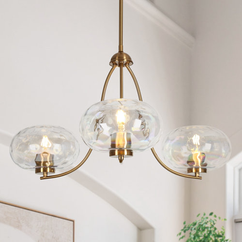 Mercer41 Mourine 3 - Light Dimmable Classic / Traditional Chandelier ...