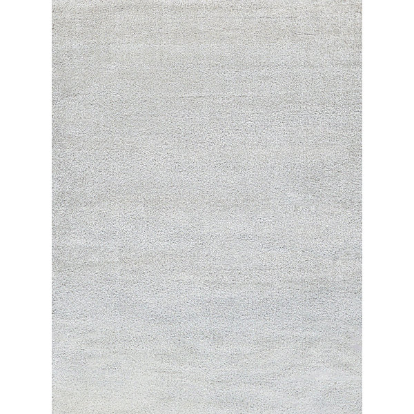 Exquisite Rugs Luxe Shag Rectangle Solid Color Machine Woven Polyester ...