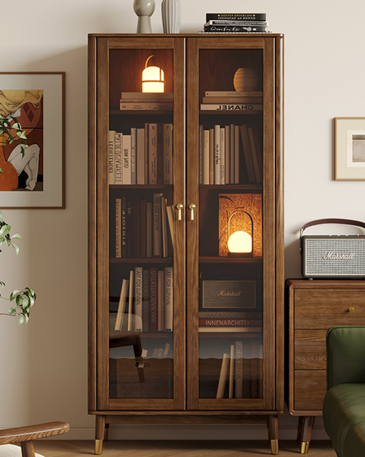 Finesse Furni Modern Simple Multi-Functional Retractable Bookcase | Wayfair