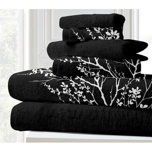 Black Bath Towels You'll Love | Wayfair