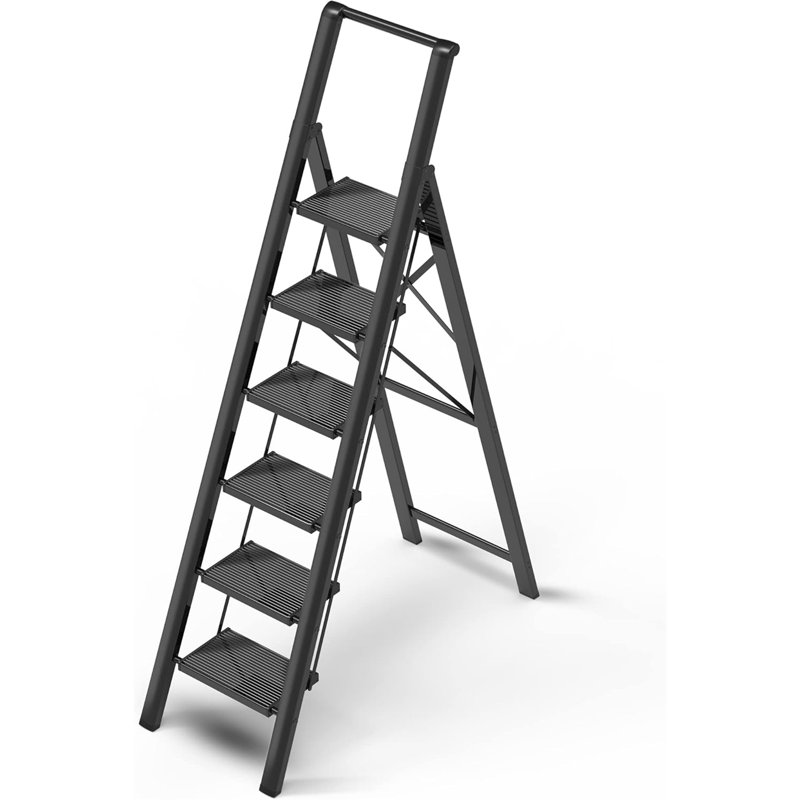 Latitude Run® Lightweight Aluminum Folding Step Ladder | Wayfair