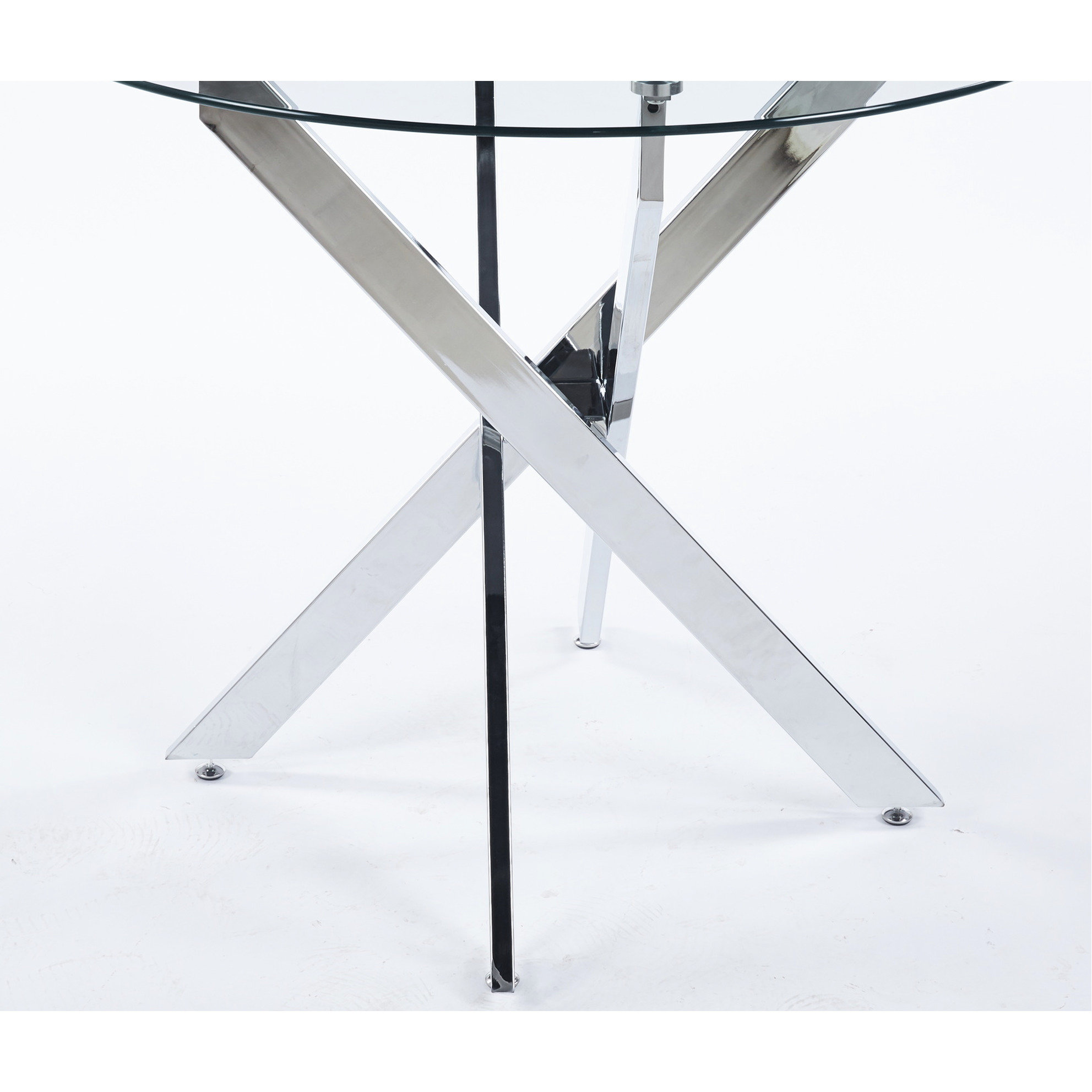 Latitude Run® Contemporary Living Room Table With Tempered Glass ...