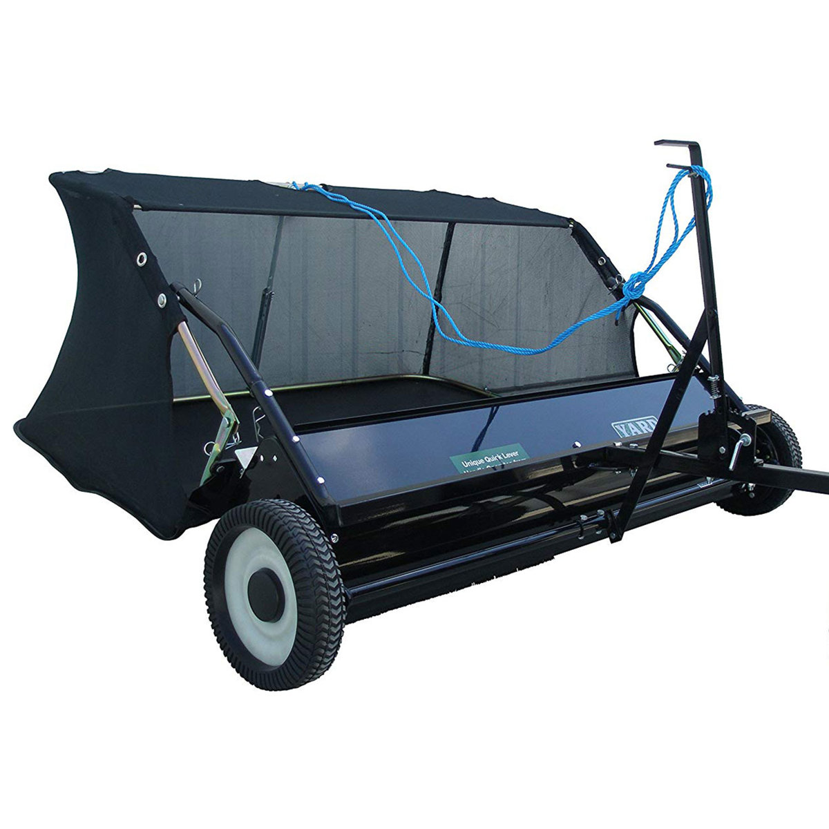 Yard Tuff 38" Quick Assembly Tow Style Lawn Sweeper For Debris, Leaves ...