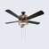 Kelly Clarkson Home Demonbreun 52"W LED Clear Crystal Ceiling Fan with ...