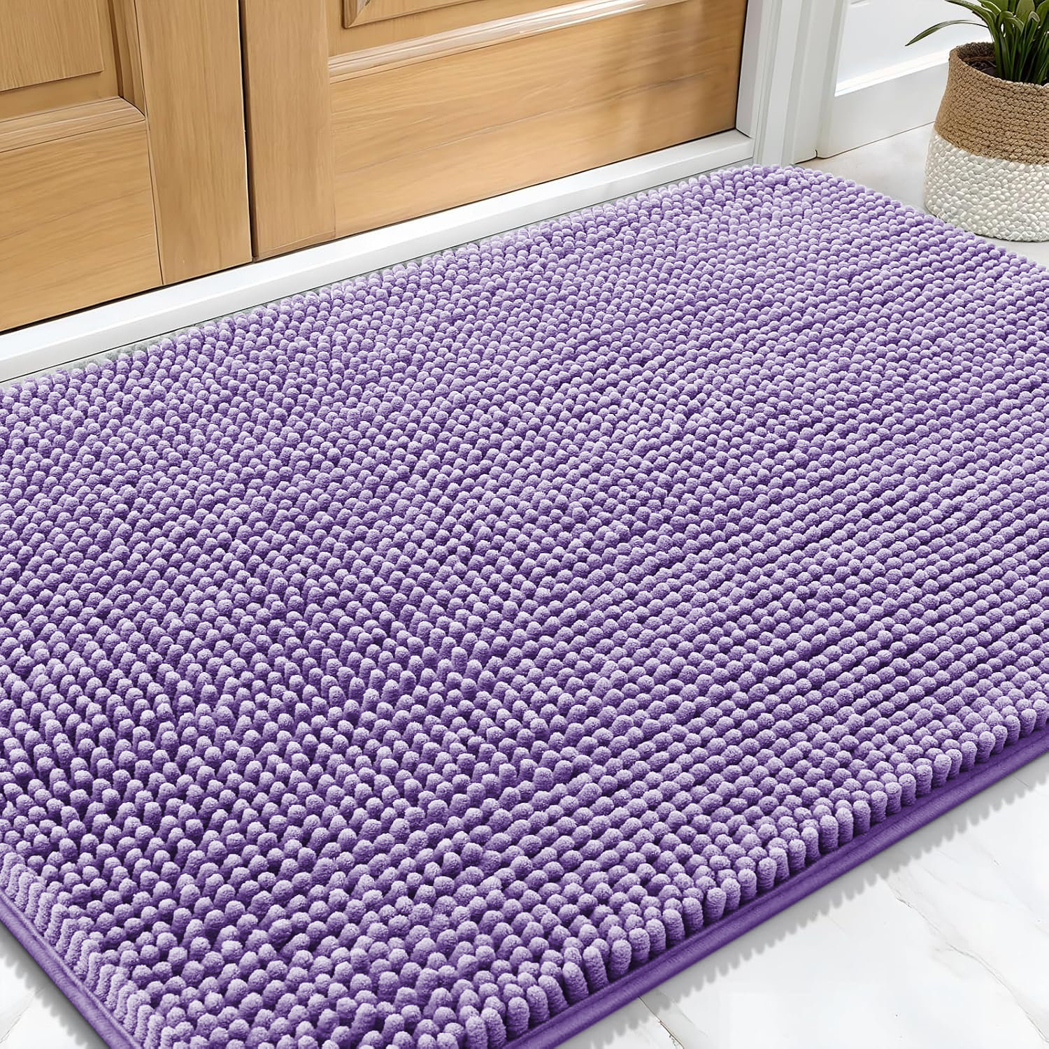 17 Stories Chenille Non Slip Bath/Door Mat | Wayfair.co.uk