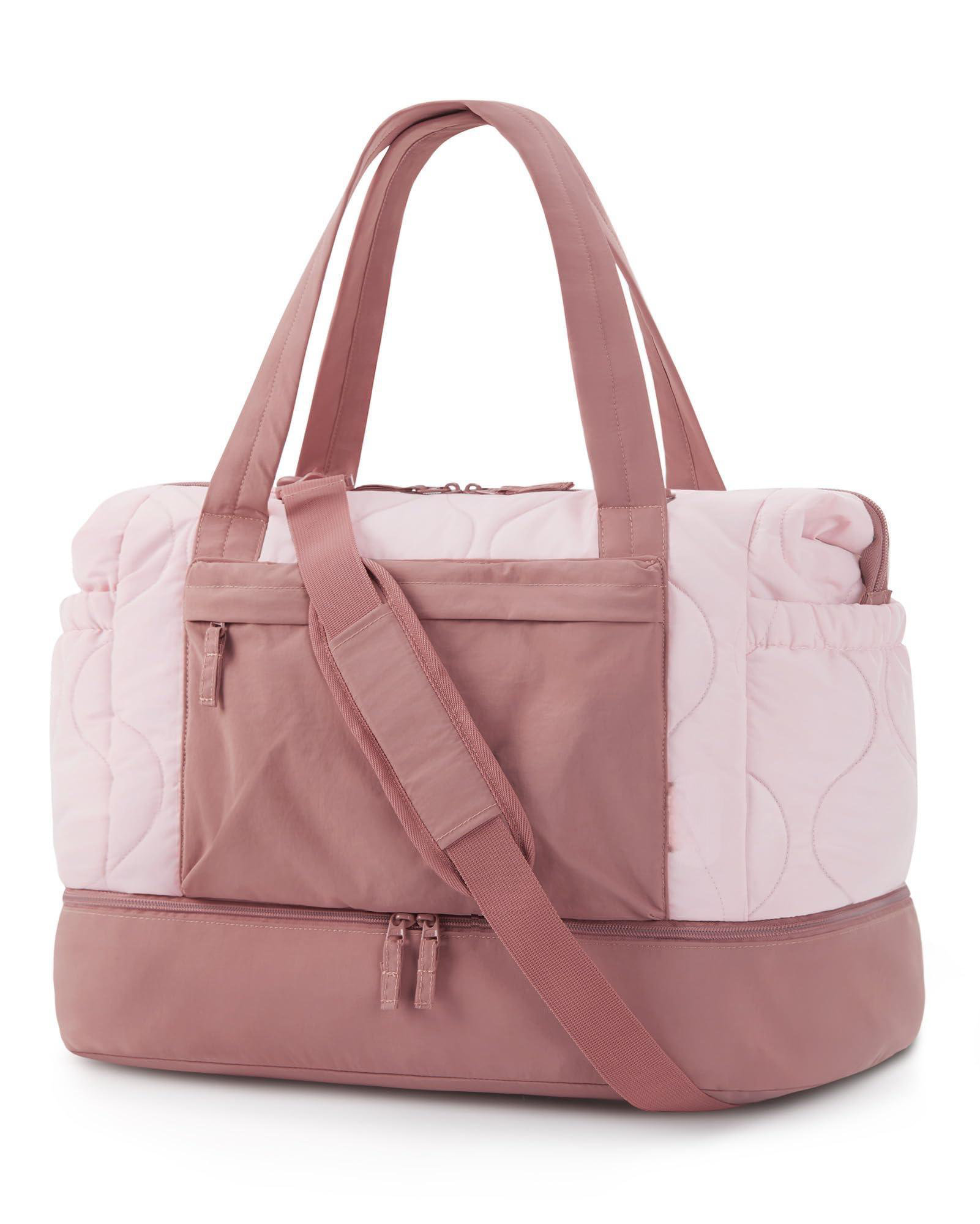 Hokku Designs Puffer Duffle Bag For Travel, 33L Weekender Bags For ...