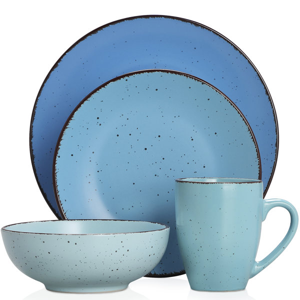 Vancasso Moda Stoneware Dinnerware Set - Service for 4 & Reviews | Wayfair