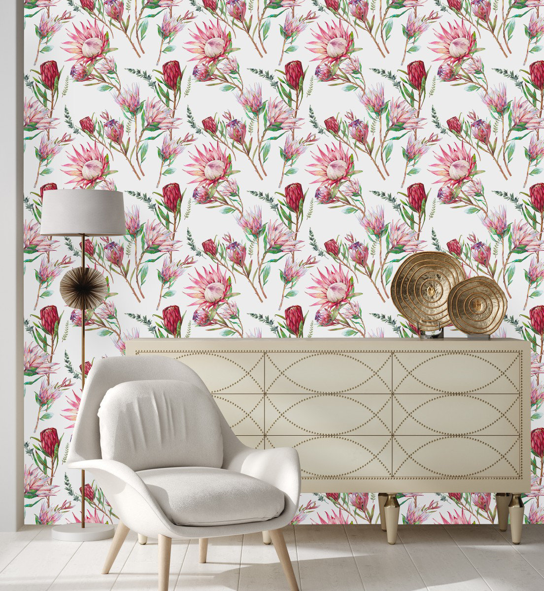 Red Barrel Studio Hollyanne Floral Wallpaper - Wayfair Canada
