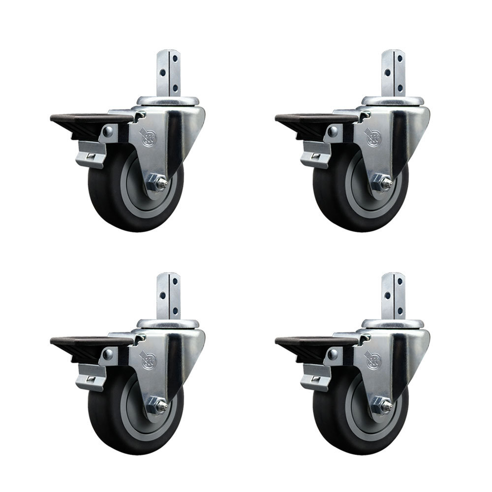 Service Caster Thermoplastic Rubber Casters | Wayfair